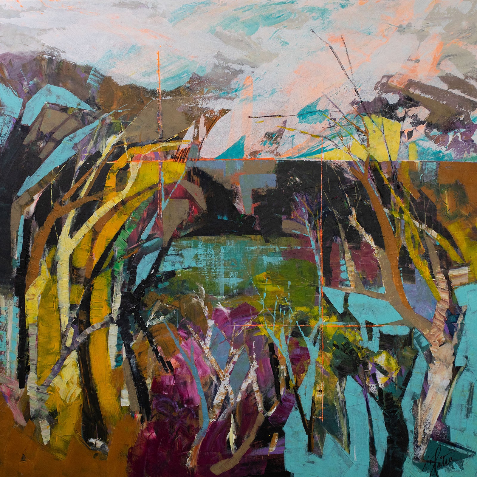 Lively Landscape | Nicole Slater Fine Art